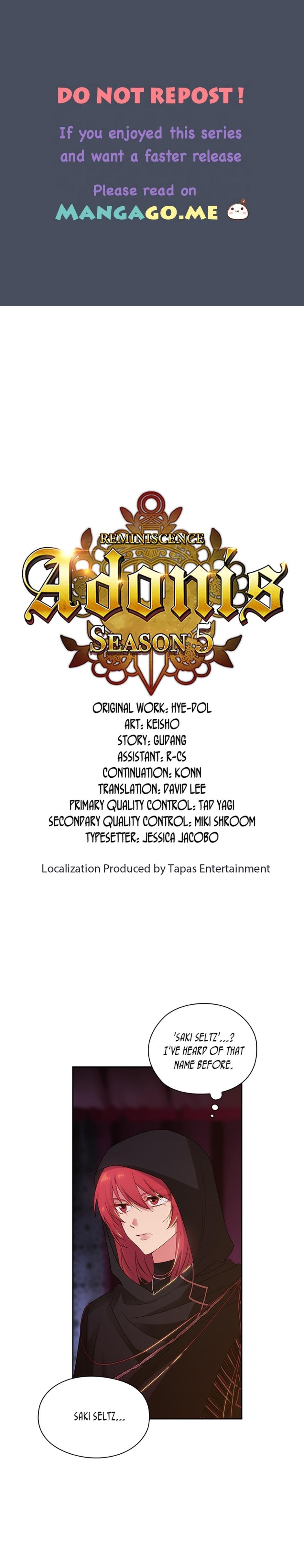 Reminiscence Adonis - Chapter 206 - Kissmanga